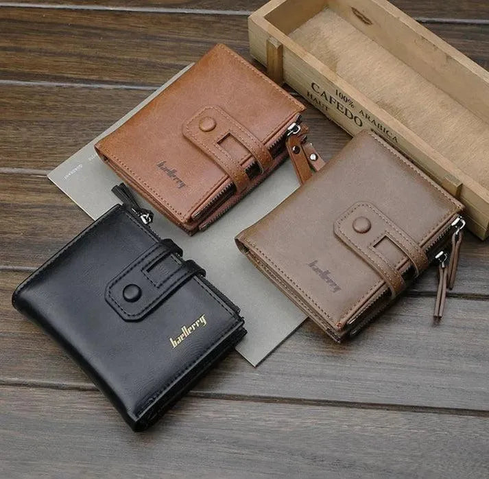 Men’s Premium Multicolor Leather Wallet – Stylish & Functional Design ...