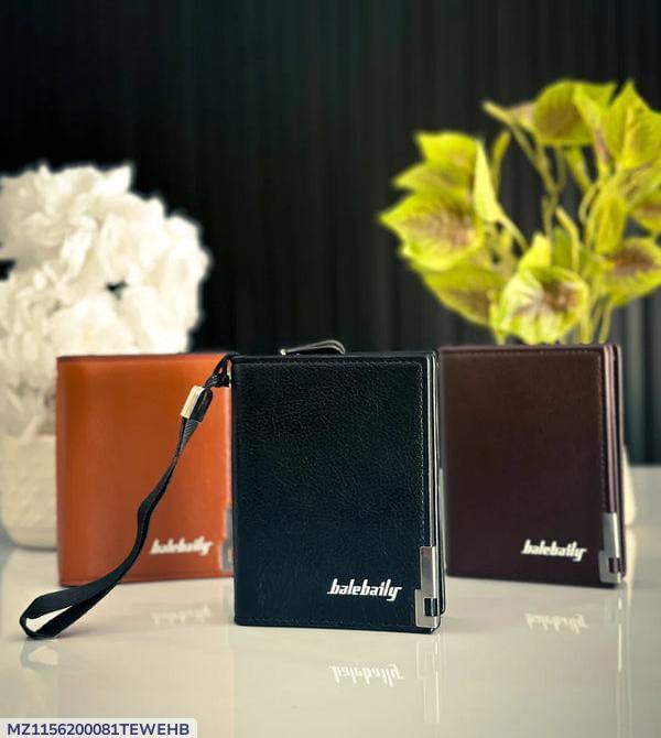 Rovell Classic PU Leather Wallet – Minimal Bi-Fold Design – ROVELL